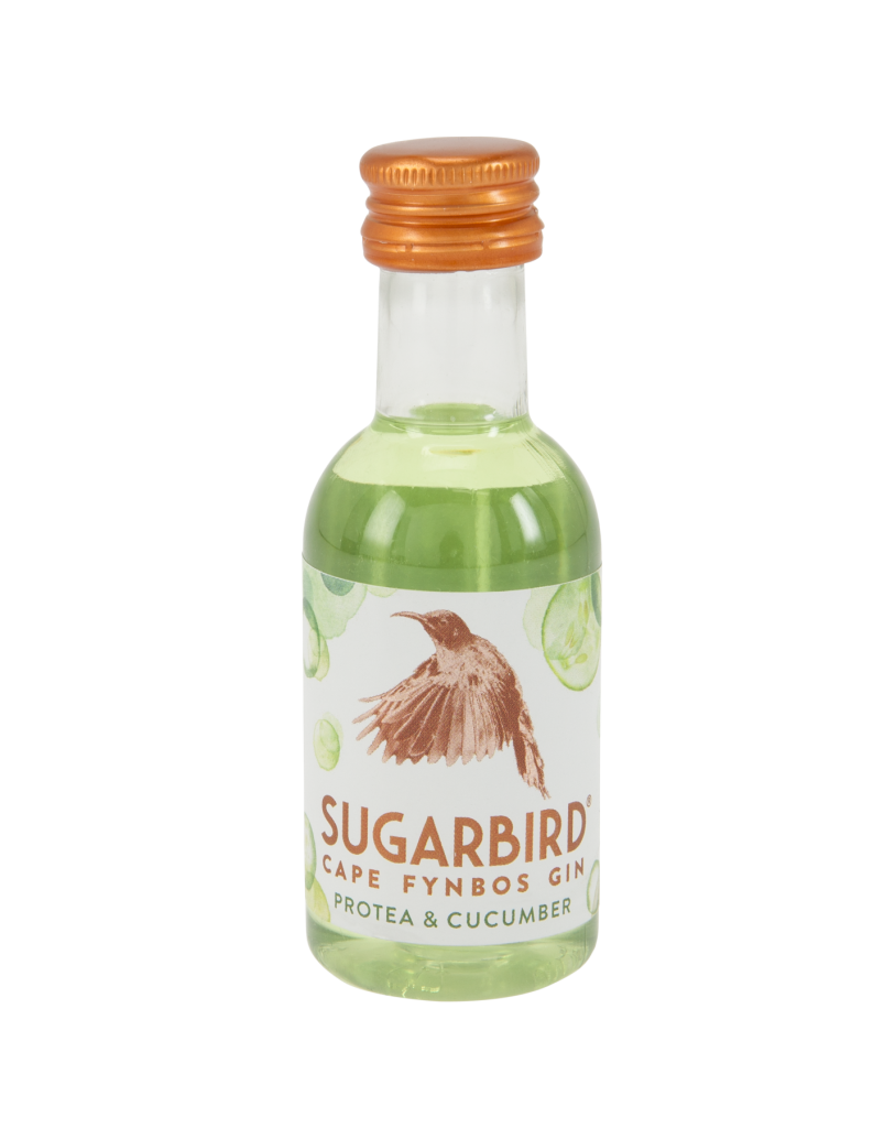 Gift Box Of 5 Sugarbird Craft Gin Miniatures - Sunrange